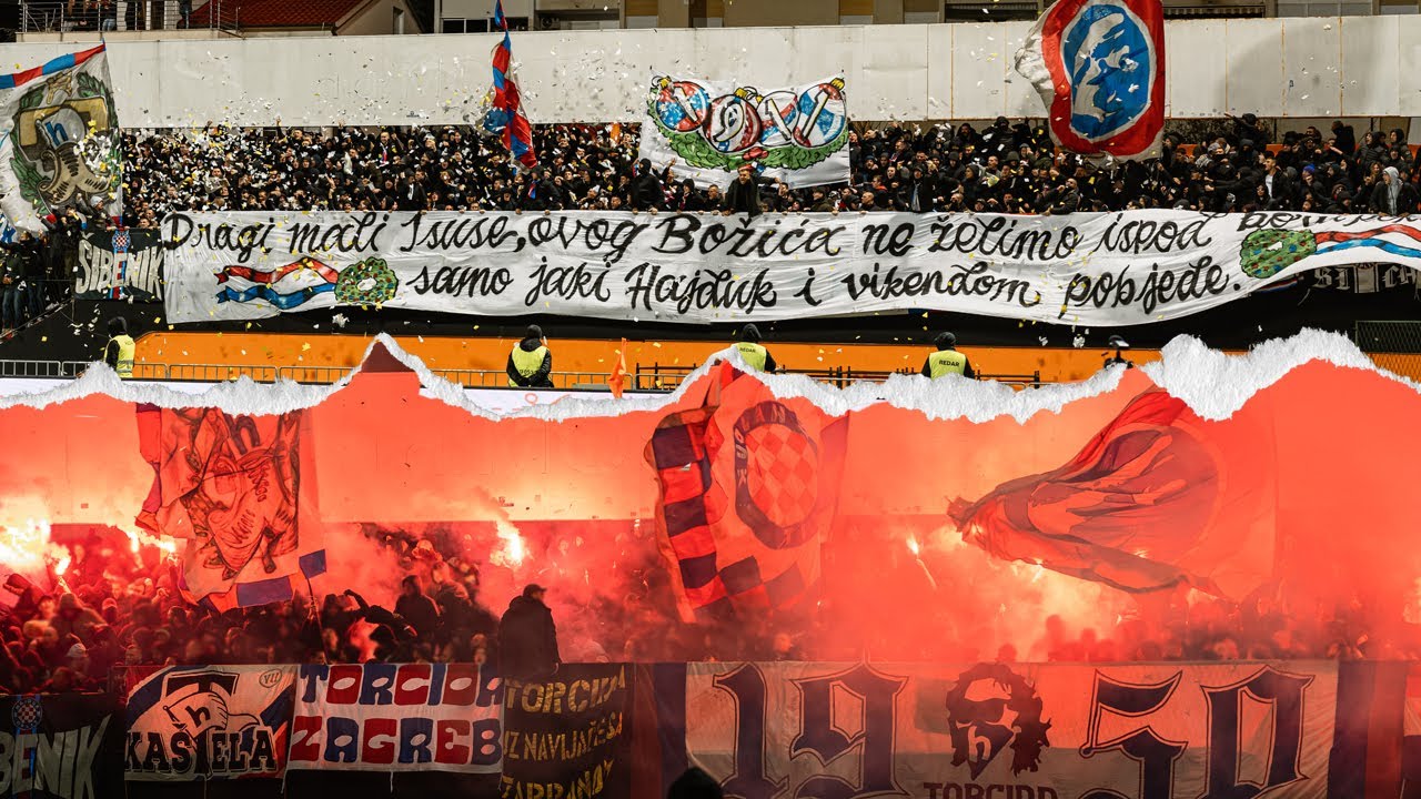 Torcida Split / HNK Šibenik - HNK Hajduk Split 1:2 (18. Kolo SS HNL ...