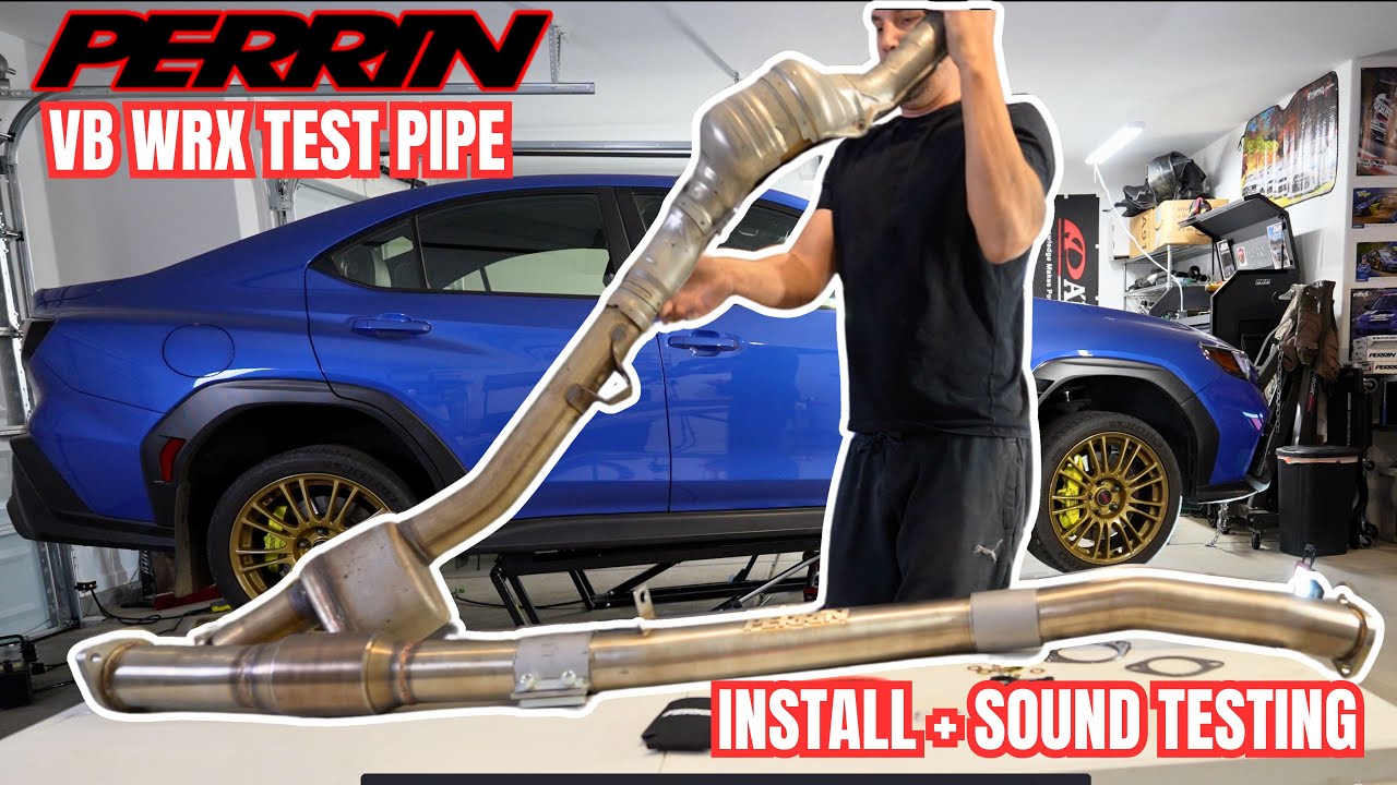 2022 WRX Perrin Front Pipe Install + Test Drive | Insane Sound ...