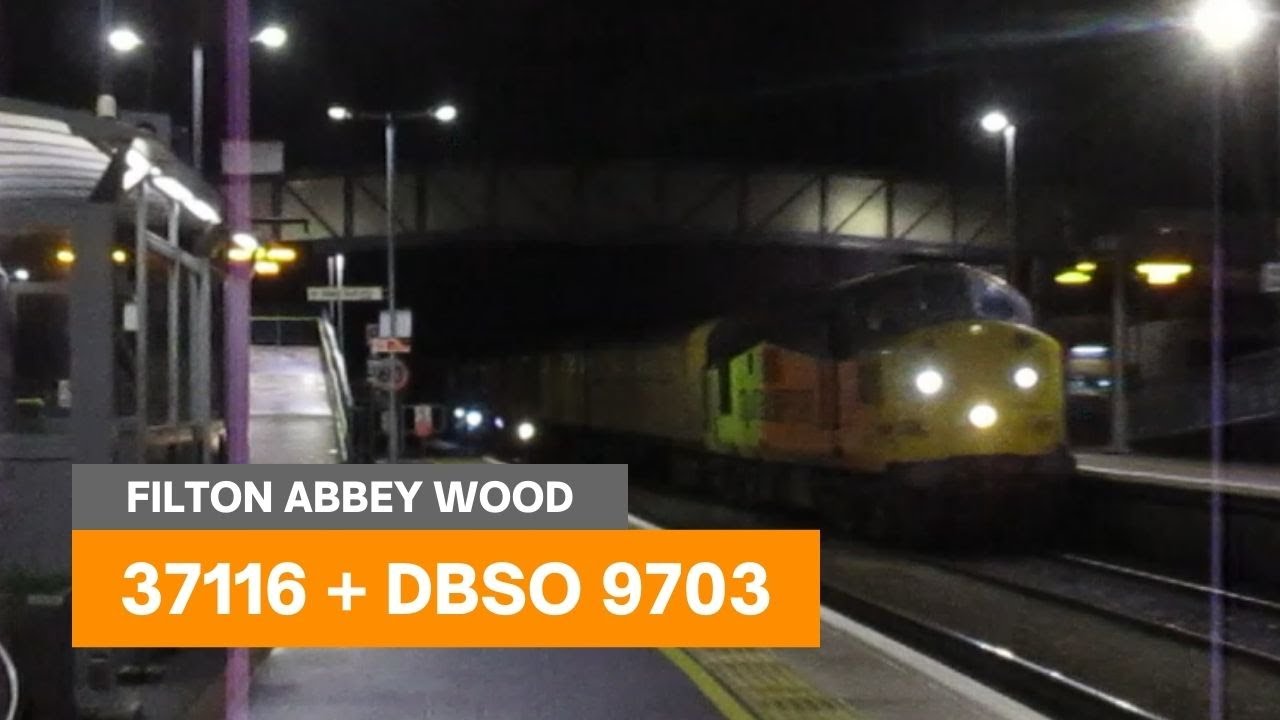 Class 37 116 + DBSO 9703 T&T UTU Inspection Train| Filton Abbey Wood ...
