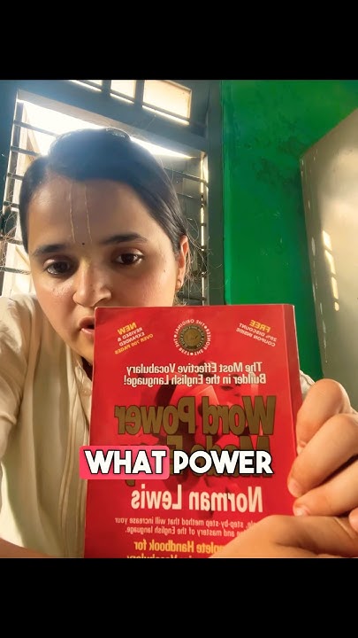 Wanna speak fluent English ?? Then start reading word power easy..💯 you I'll not gonna regret ...