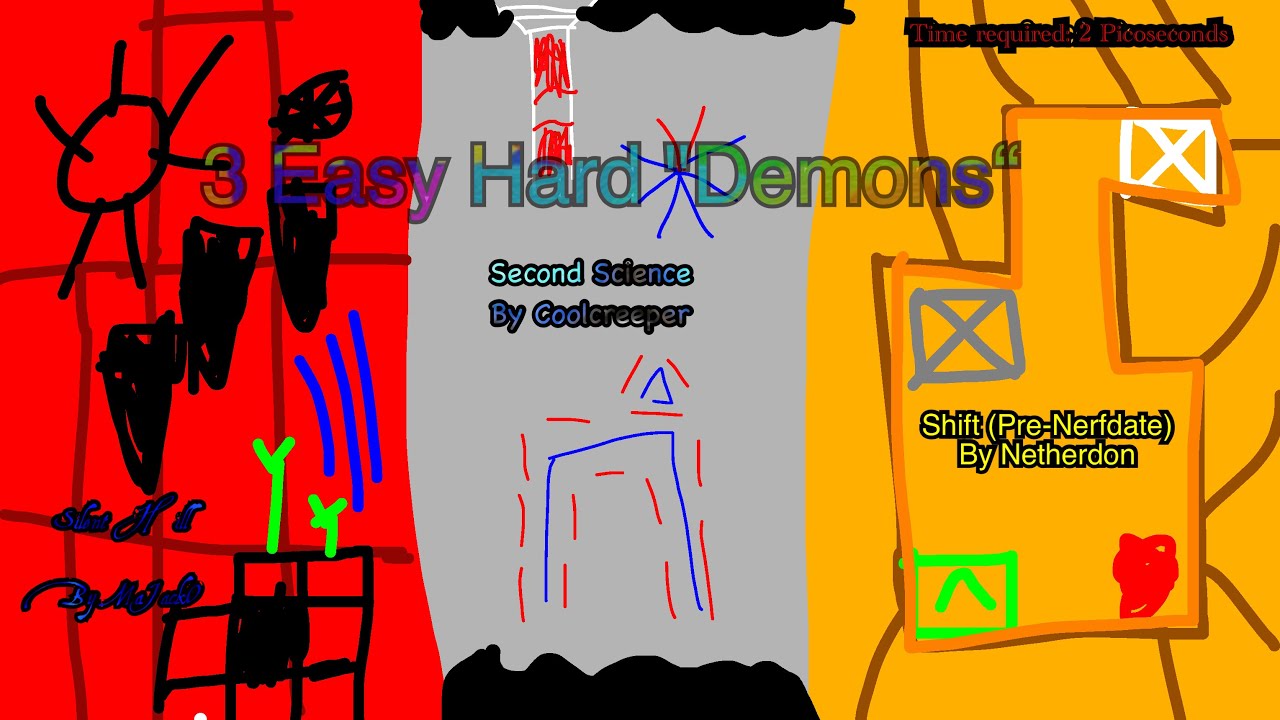 3 More Easy Hard "Demons“ - YouTube