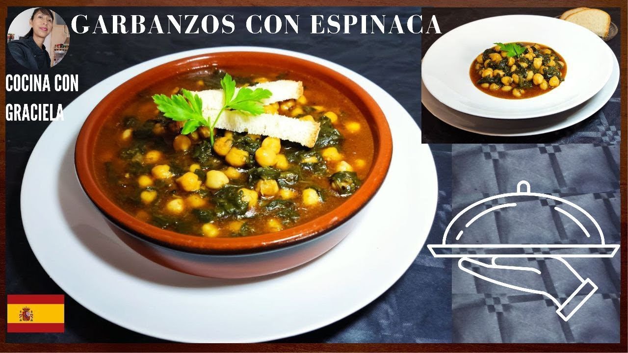 Comida Tradicional Española, Garbanzo con Espinaca!!🇪🇸🇪🇸🇪🇸 - YouTube