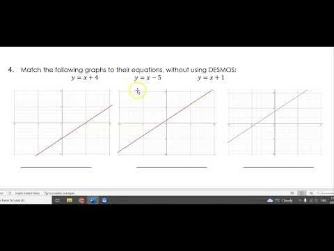 5.10 - Investigating Transformations of y=mx+b (DESMOS) - YouTube