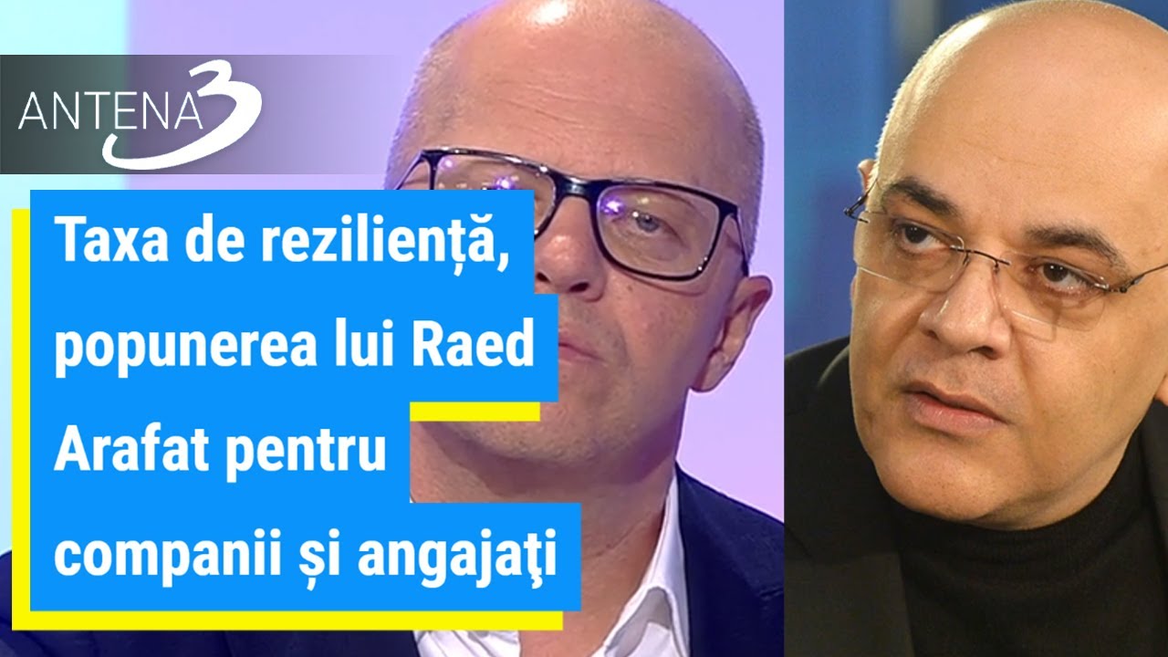 Taxa de reziliență, popunerea lui Raed Arafat pentru companii şi ...