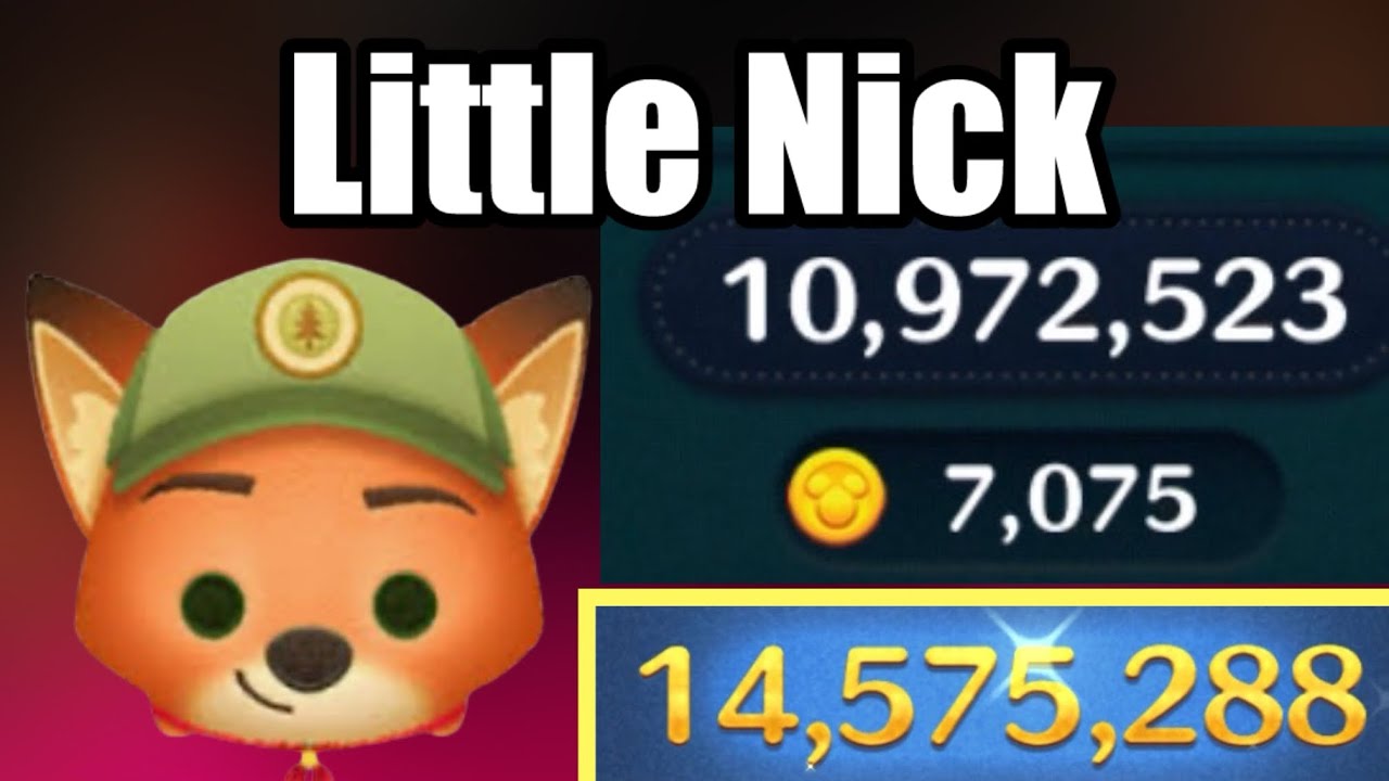 Little Nick SL6 Gameplay | 7K coins, 10M score | Disney Tsum Tsum - YouTube