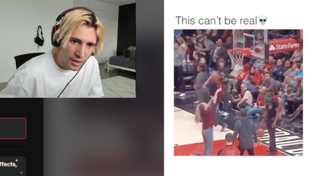 xQc reacts to The Worst NBA Halftime Show of All Time - YouTube