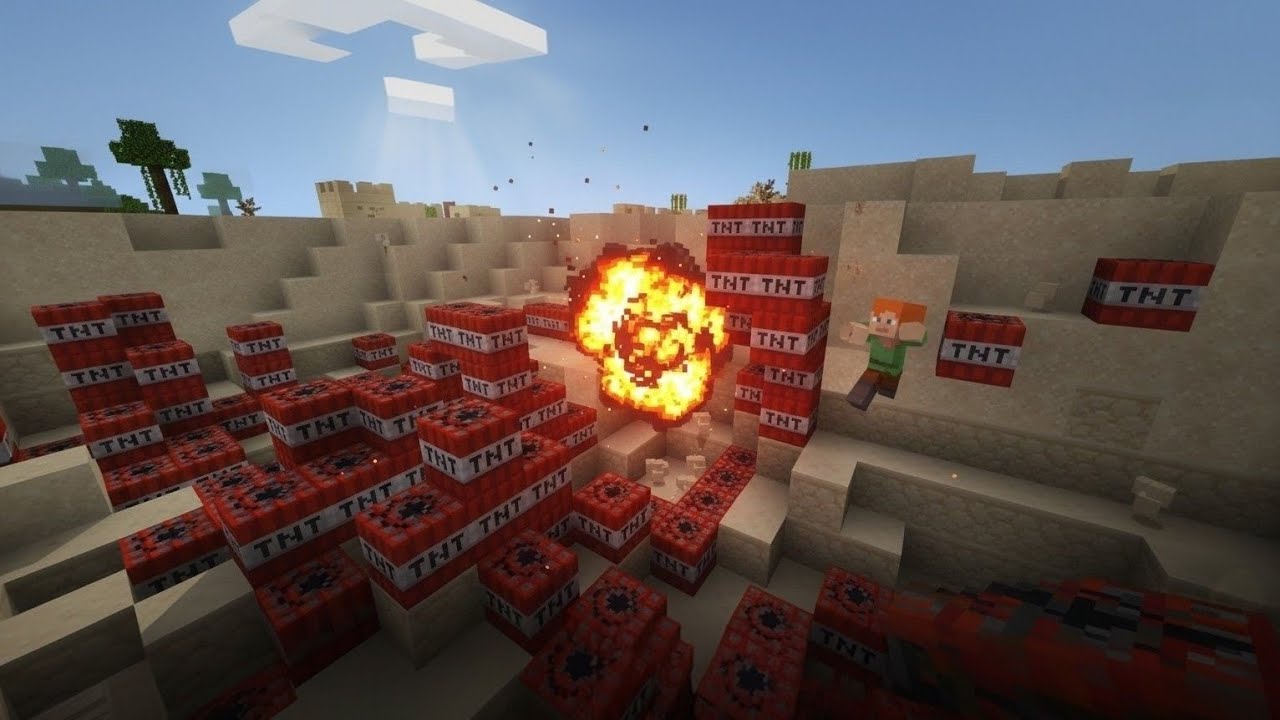MASSIVE 1000 TNT Chain Reaction in Minecraft! (World Destroyed!) - YouTube