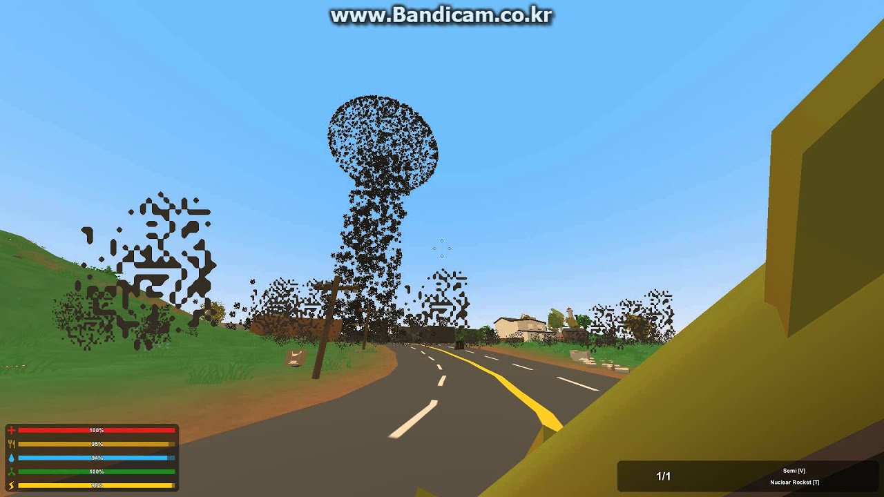 Unturned Nuclear weapons mod - Nuclear missile launcher - YouTube