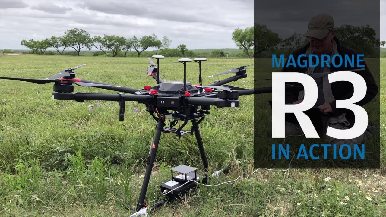 SENSYS MagDrone R3 in action - YouTube