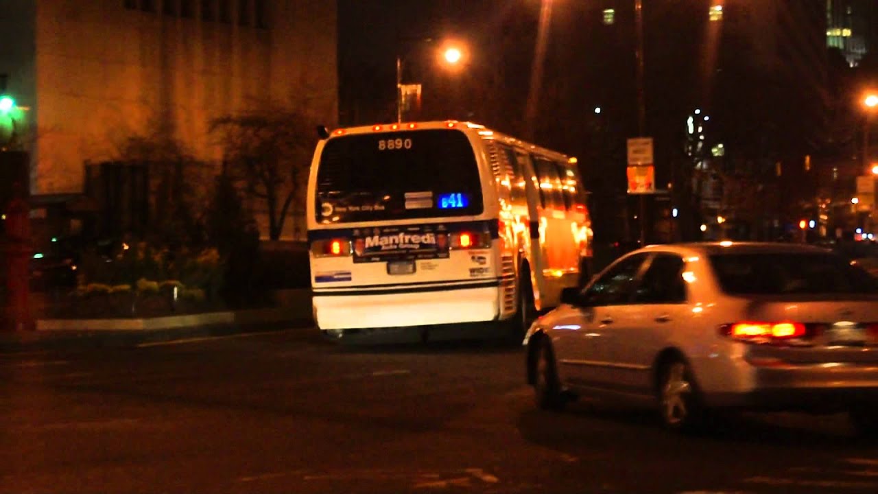 Mta New York City Bus RTS-06 8890 Operating The B41 @ Boreum Place ...