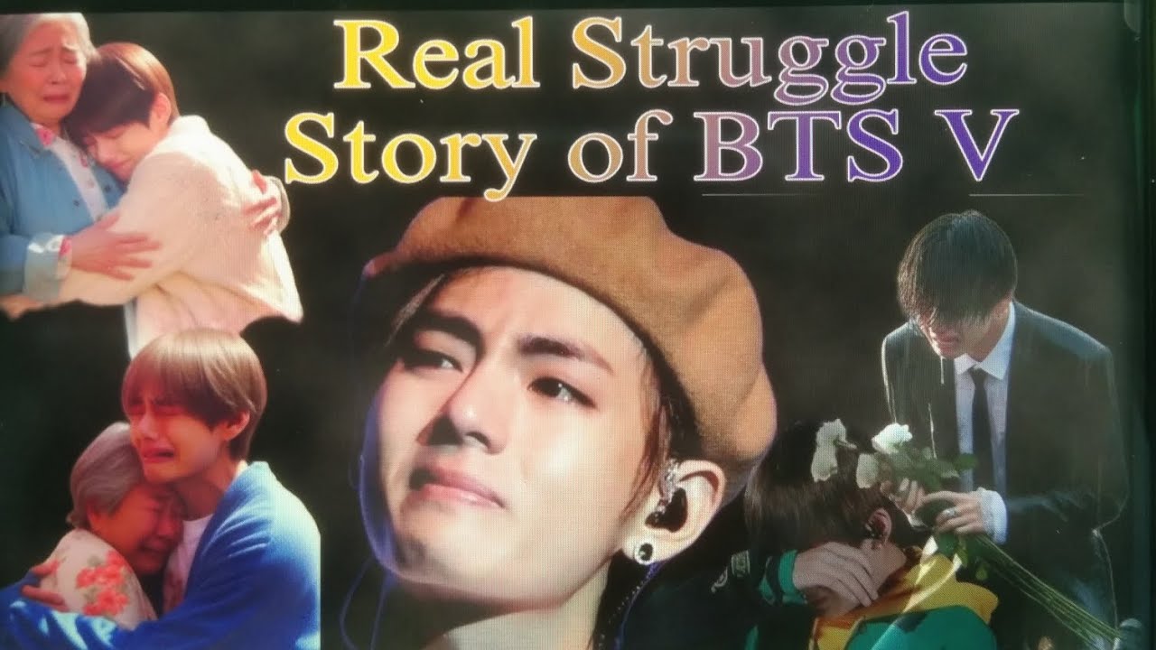 Real struggle story of KIM Taehung / BTS V 🥺 Shocking Incident, Grandma ...