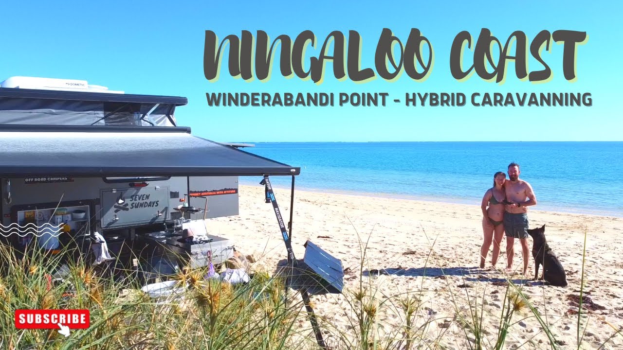 Ningaloo Coast, WA in a caravan | Epic beachfront camping dog-friendly ...