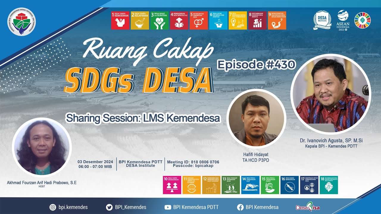 Sharing Session: LMS Kemendesa | Ruang Cakap SDGs Desa #430 - YouTube