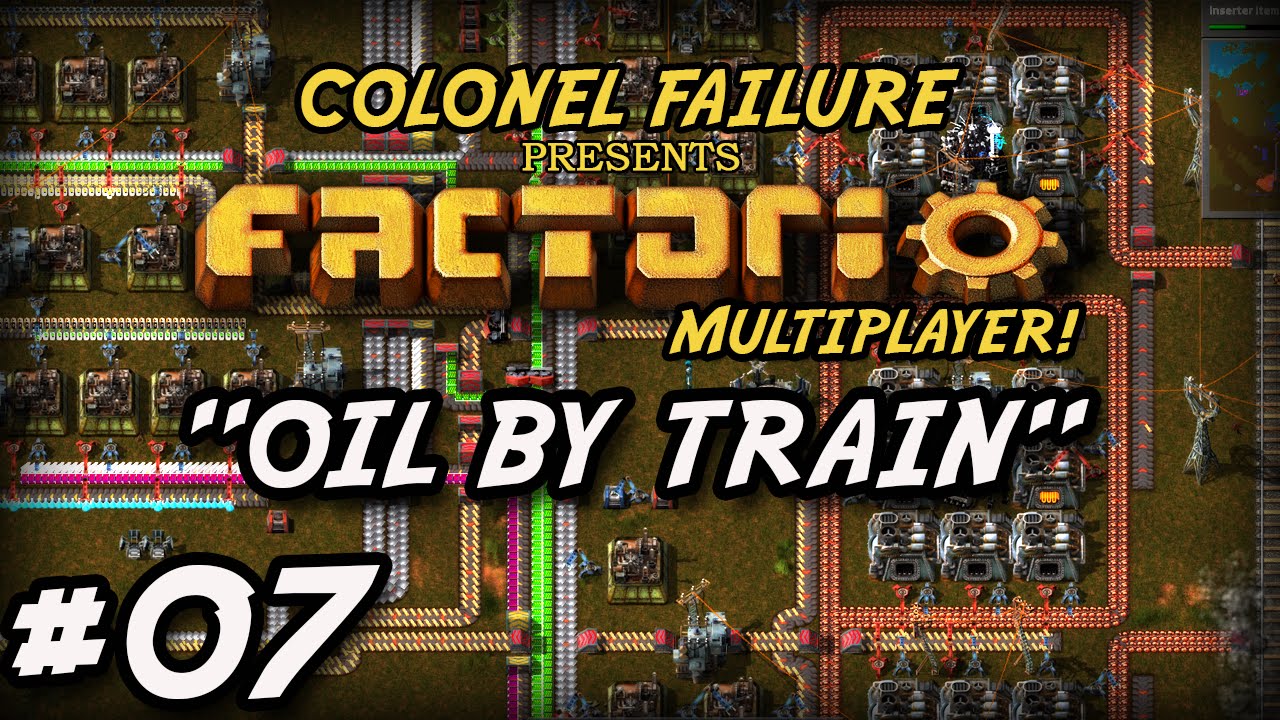 Factorio Multiplayer #7 : Oil by train : 36 labs live - YouTube
