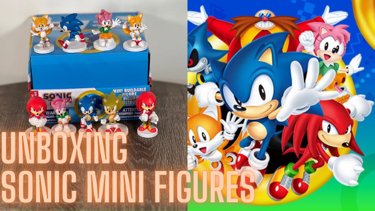 Sonic the Hedgehog Mini Figures Unboxing Review (Collect 9 + 1 RARE ...