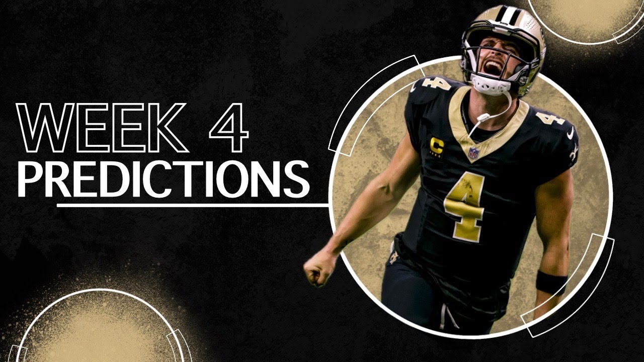 Week 4 NFL Picks & Predictions for EVERY GAME - YouTube