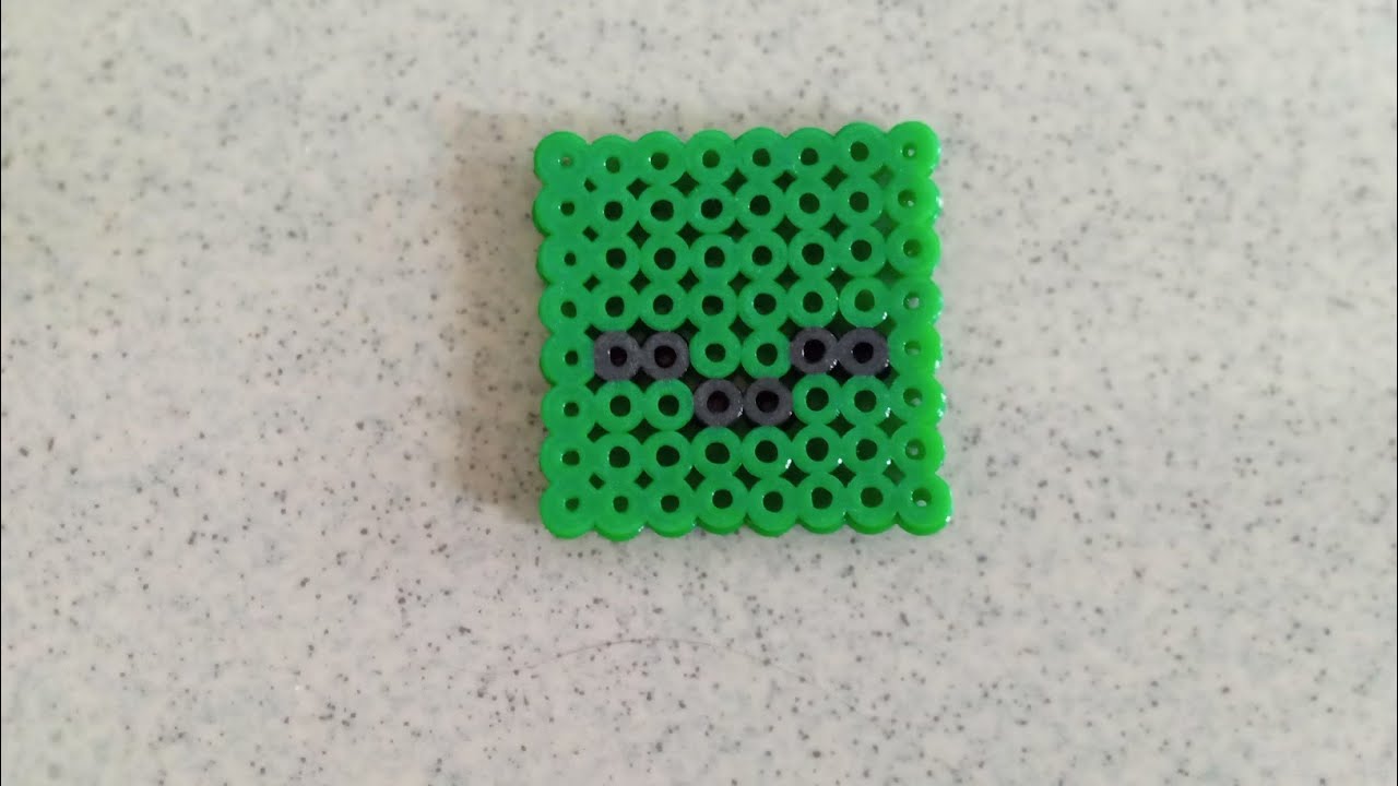 How to make a minecraft zombie with perler bead. - YouTube