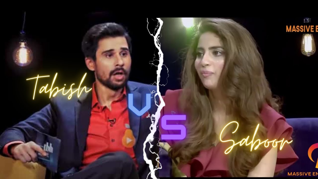 Tabish Hashmi vs Saboor aly memes - YouTube