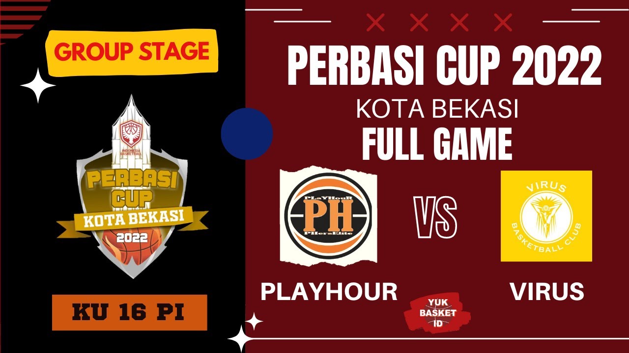 PLAY HOUR vs VIRUS | KU 16 Putri | Group Stage | Perbasi Cup Kota ...