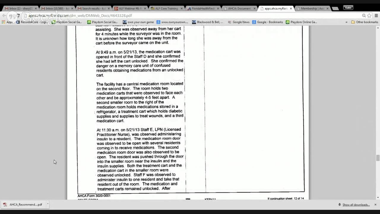 ALF Webinar #6: Resident Rights & Medication - YouTube