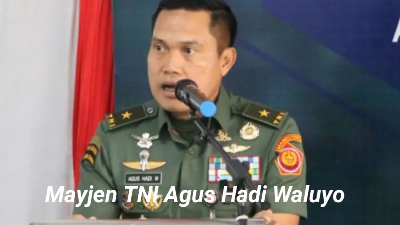 Mayjen TNI Agus Hadi Waluyo, jabat Danpussenarmed - YouTube