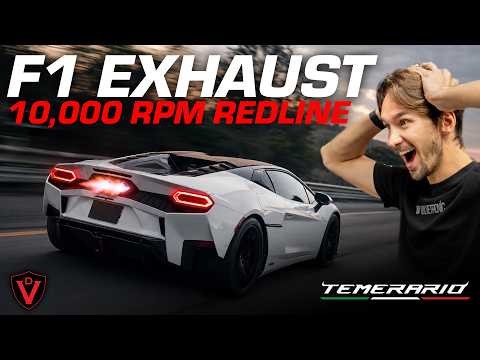 Lamborghini Temerario | F1 Exhaust & 10,000 RPM Redline Raw Sound