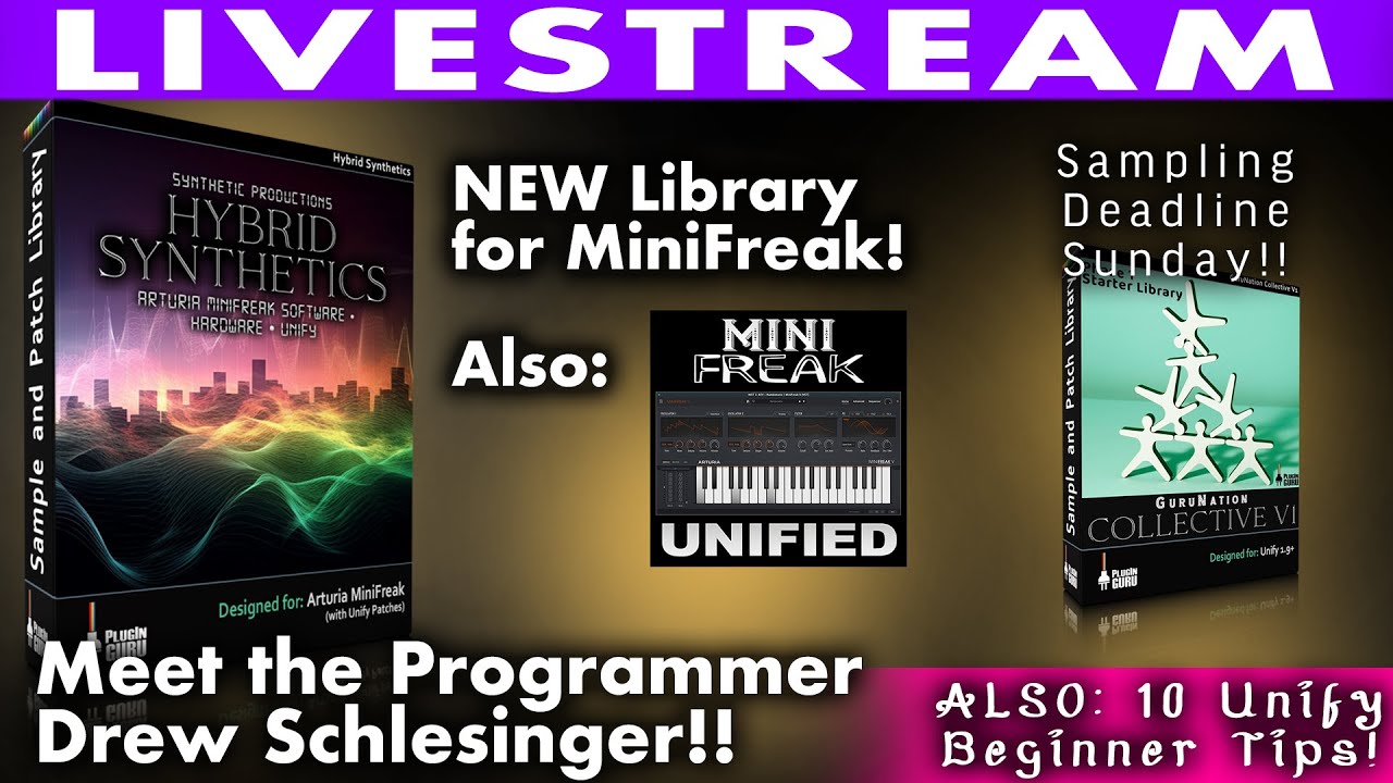 #428 - 3/25: Interview w/ Drew Schlesinger = New MiniFreak Library ...