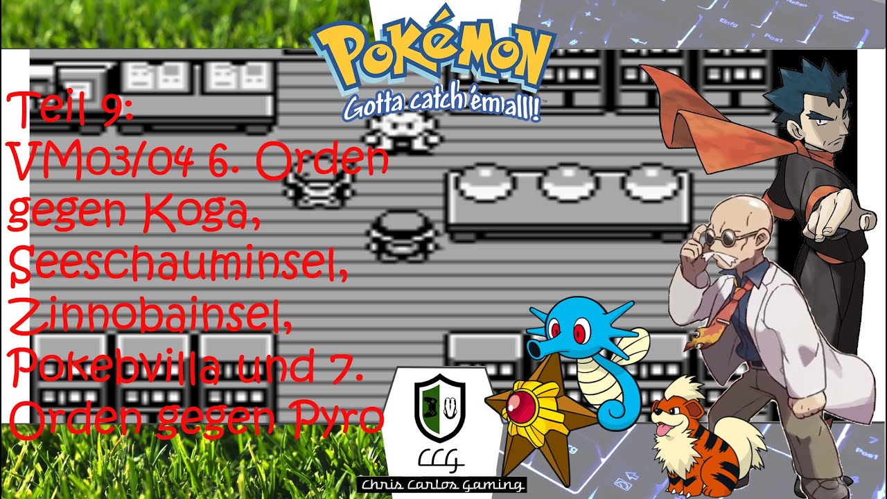 Pokemon Rot - 1. Generation Alle 150 walkthrough - Teil 9: VM03/04 ...