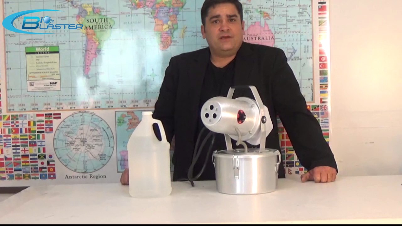Bio3Blaster's Ultra Low Volume (ULV) Fogger - YouTube