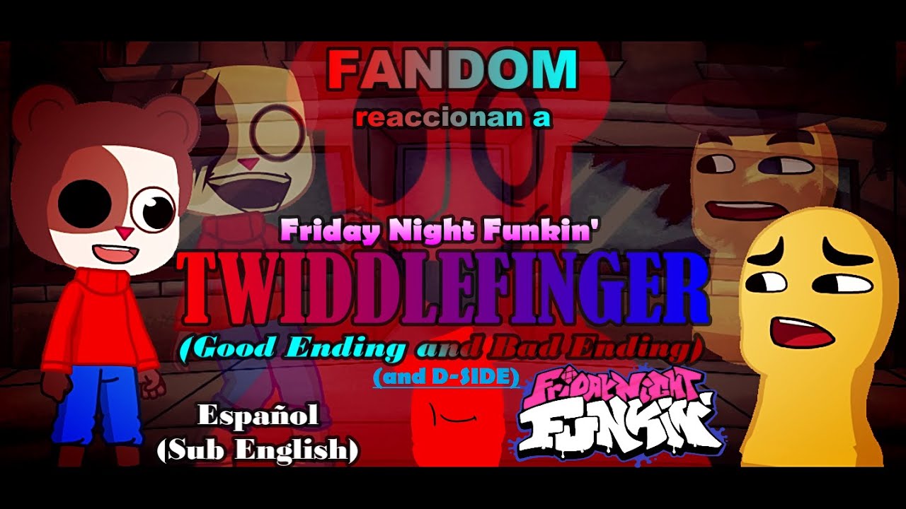 🐵 Fandom reaccionan a | FNF TWIDDLEFINGER | (OG/Bad Ending/D-Side ...