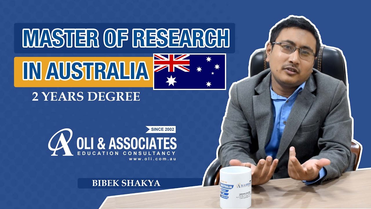 Study Master by Research in Australia || Oli and Associates || Study in ...
