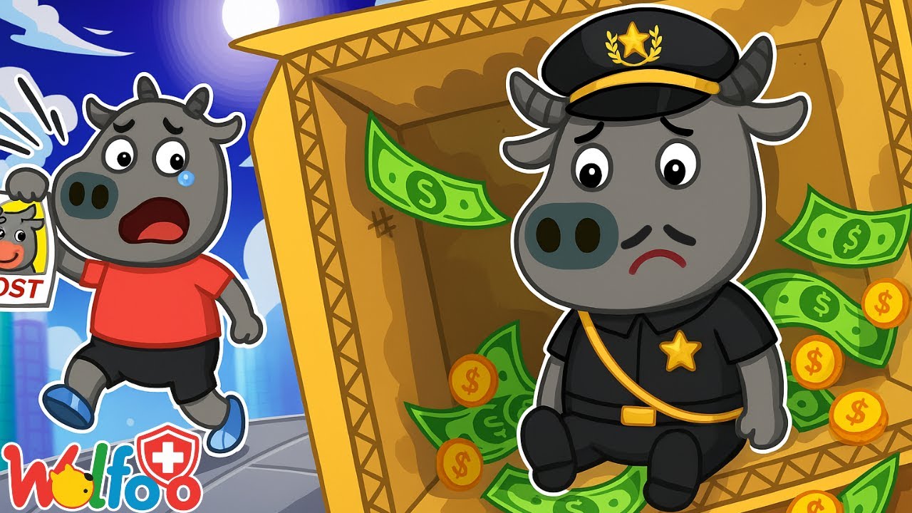 Police Runs Away From Home👮‍♂️| Wolfoo Police Cartoon | Kids Cartoon ...