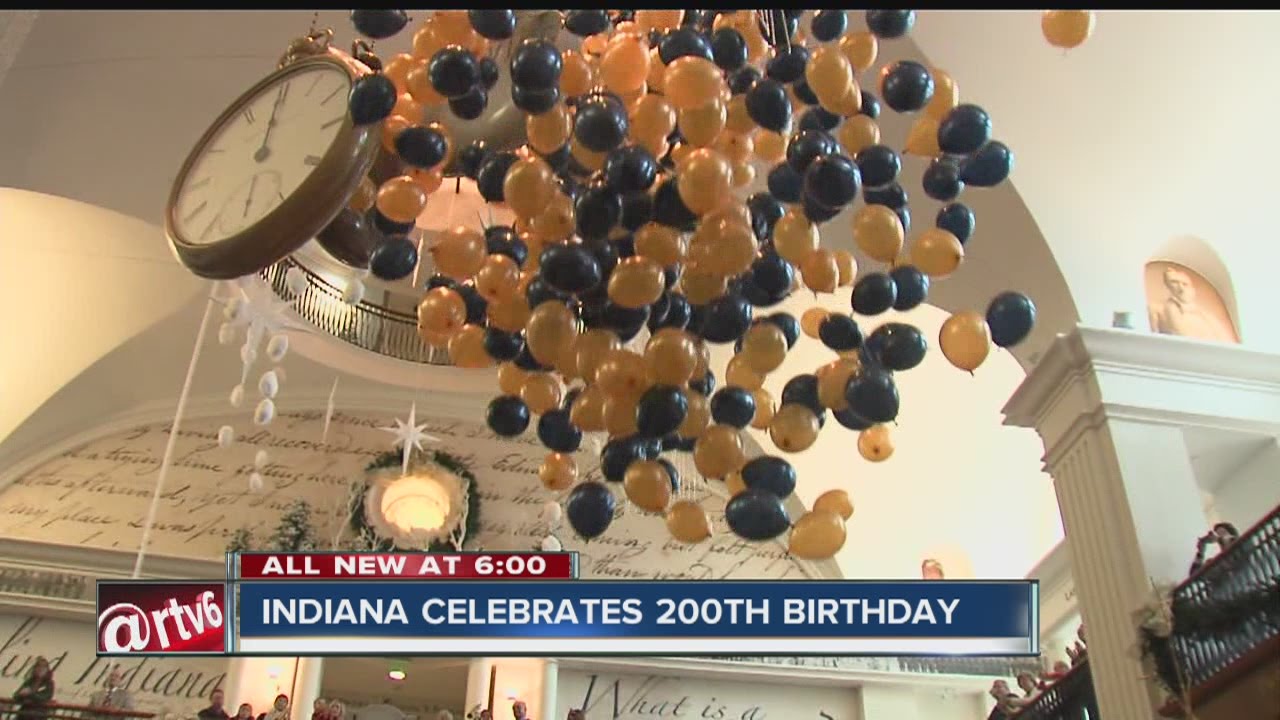Indiana celebrates its 200th birthday - YouTube