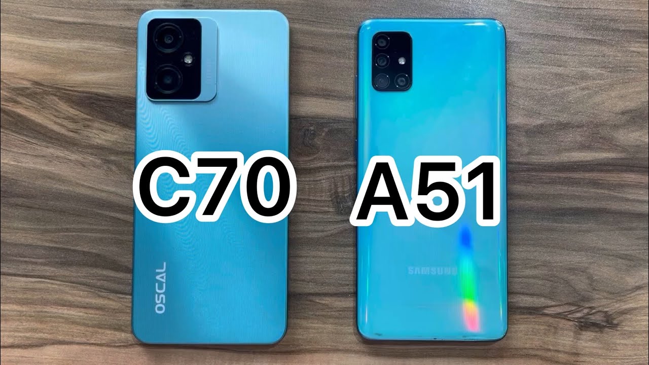 Blackview Oscal C70 vs Samsung Galaxy A51 - YouTube