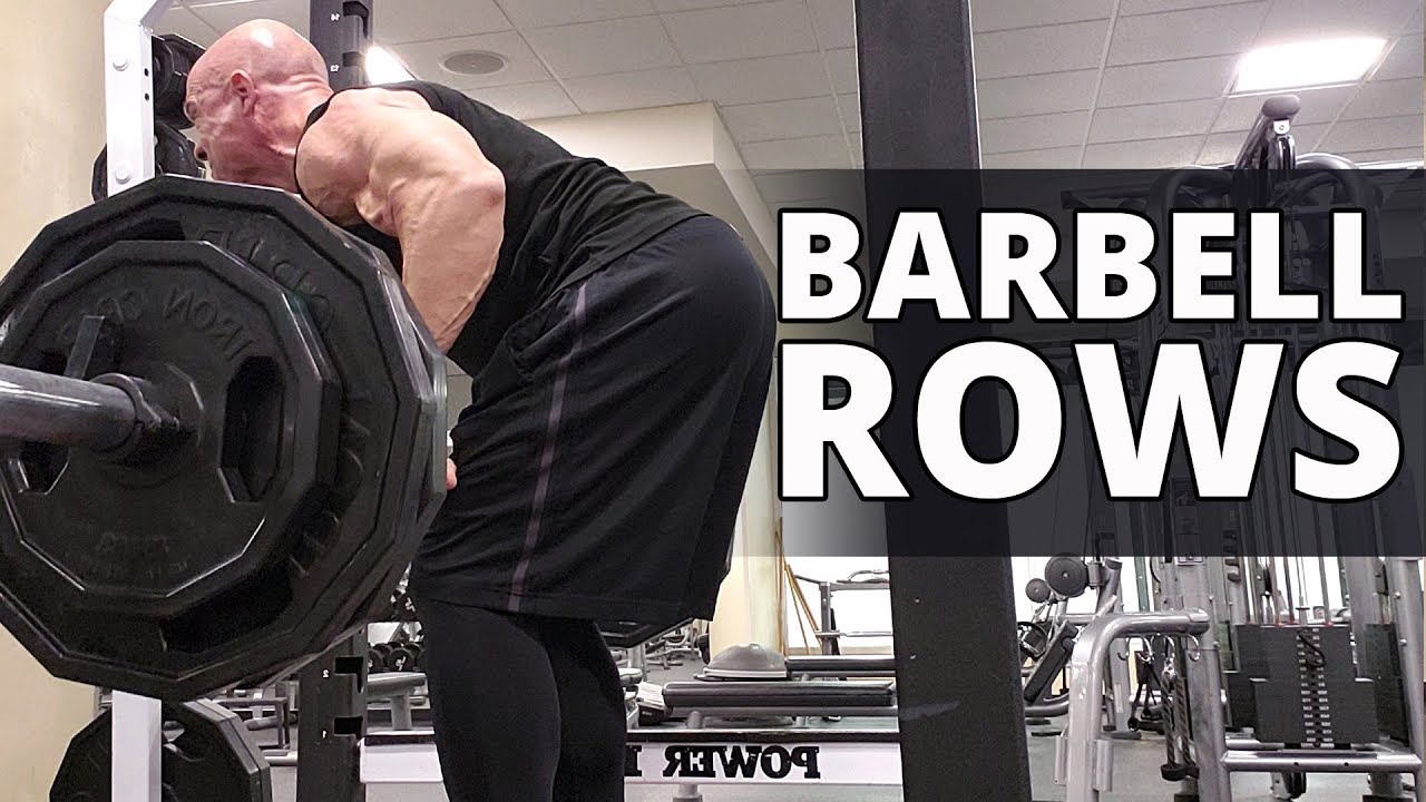 Barbell Rows - Step By Step Explanation - Workouts For Older Men - YouTube