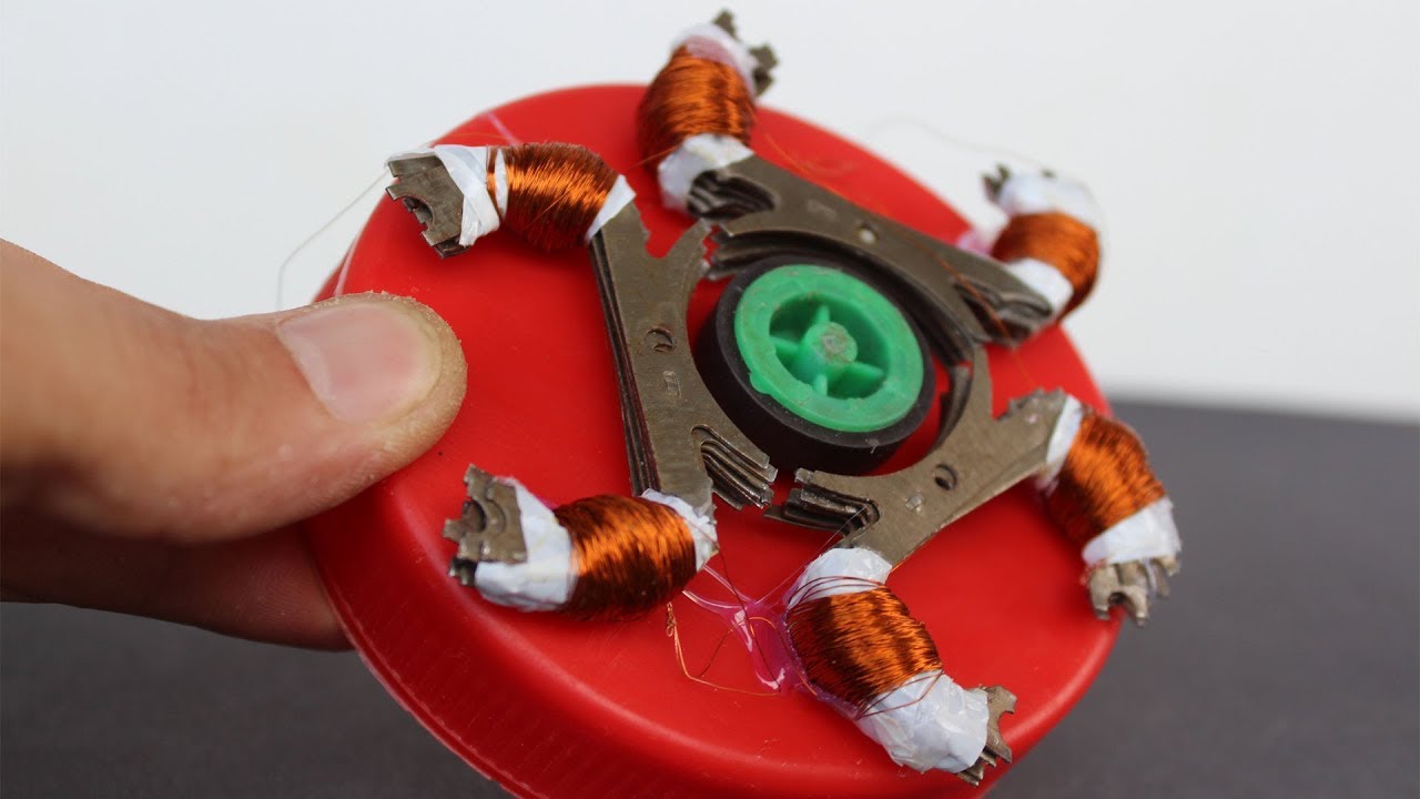 Home Invention Generator Using Motor - YouTube