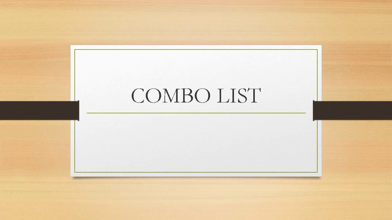 1.5M Combo List Fresh Mixed Email-Pass - YouTube