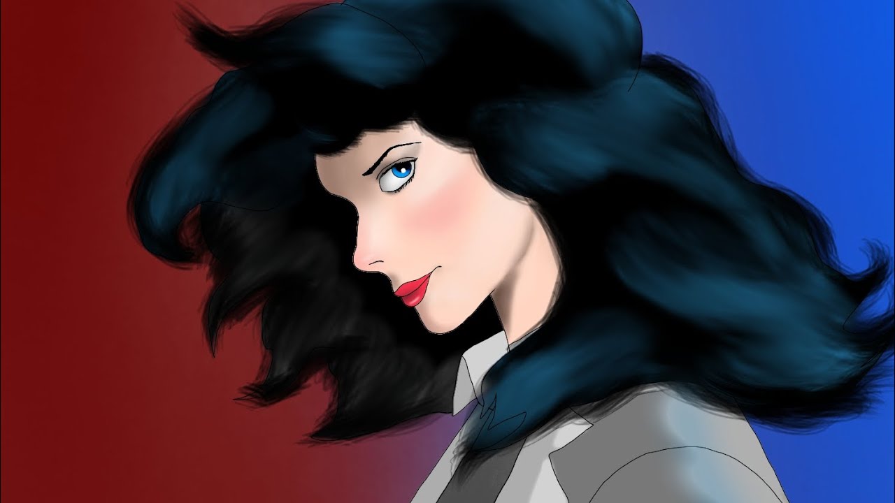 Drawing a beautiful female character - YouTube