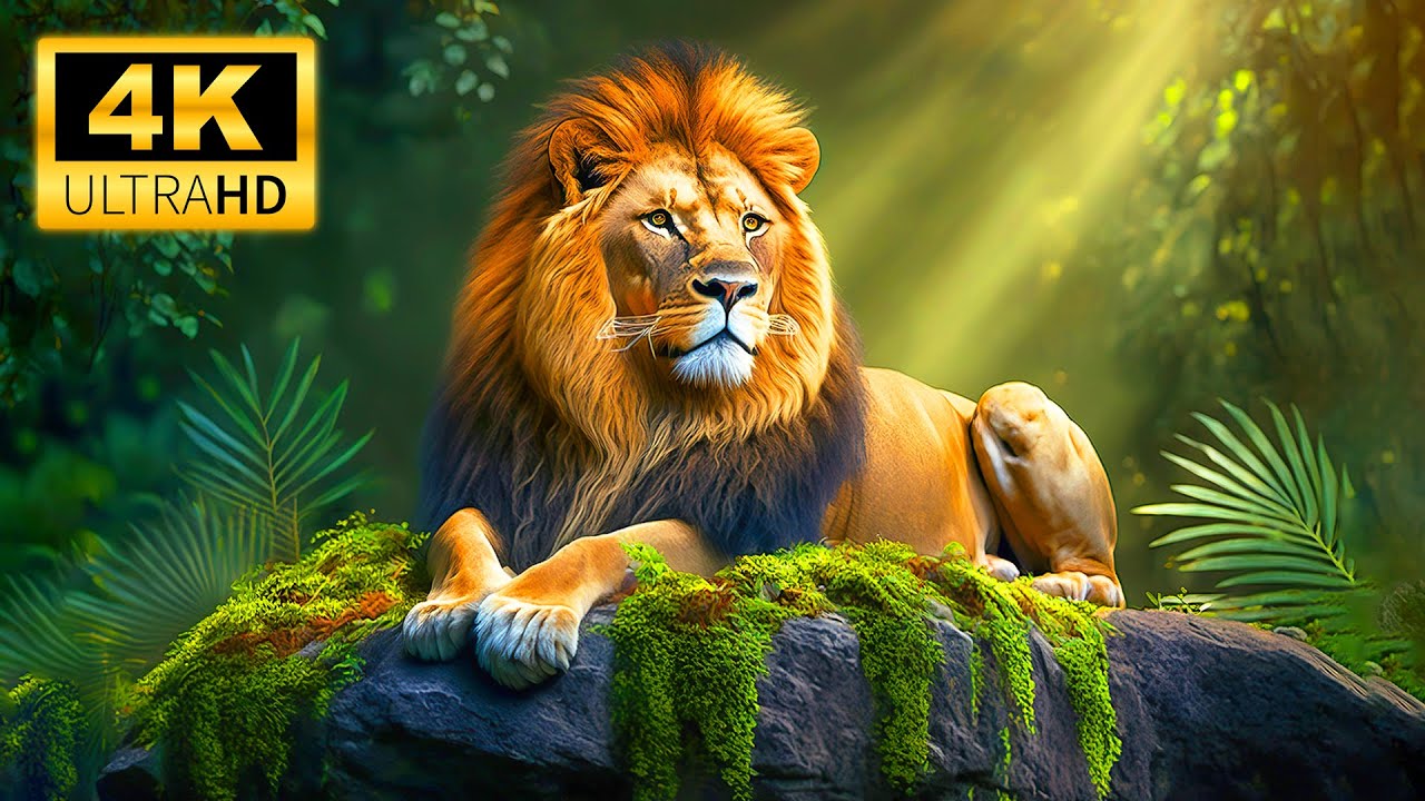 Beautiful Wild Animals on Earth 4K 🌿Natural Wildlife Scenes Soothing ...