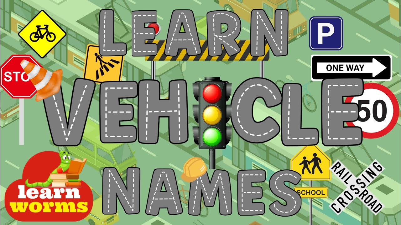 Learn Vehicle Names and Sounds for Kids! | Can you name all these ...