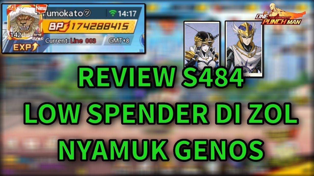Review S484 User Nyamuk Genos di Server ZOL Rank Berapa Yaaa?? - ONE PUNCH MAN: The Strongest ...