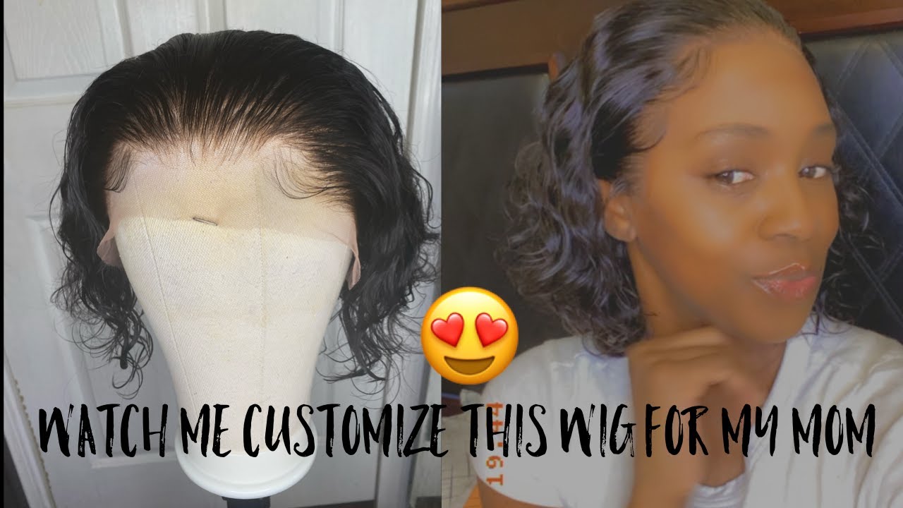 HOW I CUSTOMIZE A LACE FRONTAL WIG | PLUCKING| BLEACHING - YouTube