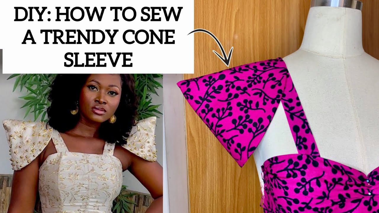 HOW TO CUT AND SEW THIS TRENDY STRUCTURED CONE SLEEVE. - YouTube
