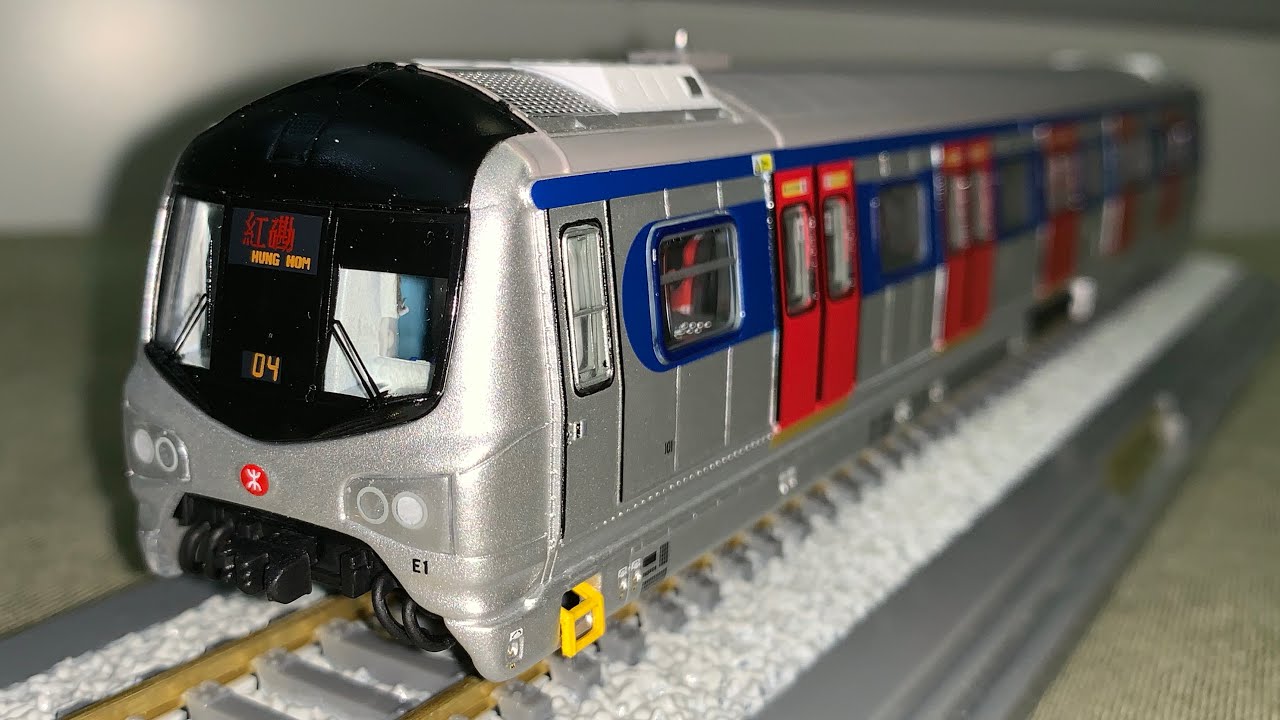 1:87 東鐵綫中期翻新列車模型 開箱及介紹 (MTR Passenger Train EAL MLR) - YouTube