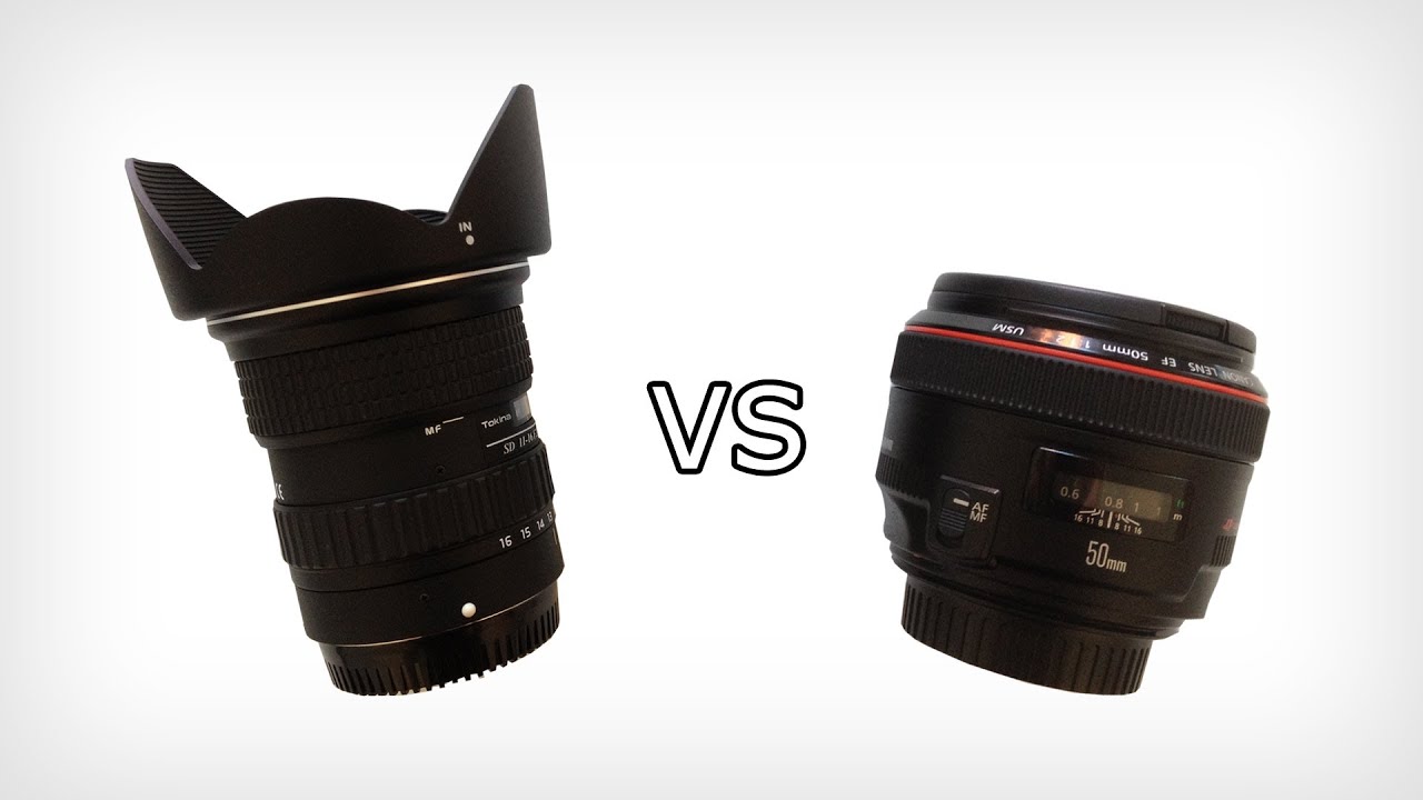 Prime Lens vs Ultra Wide Angle Lens - YouTube