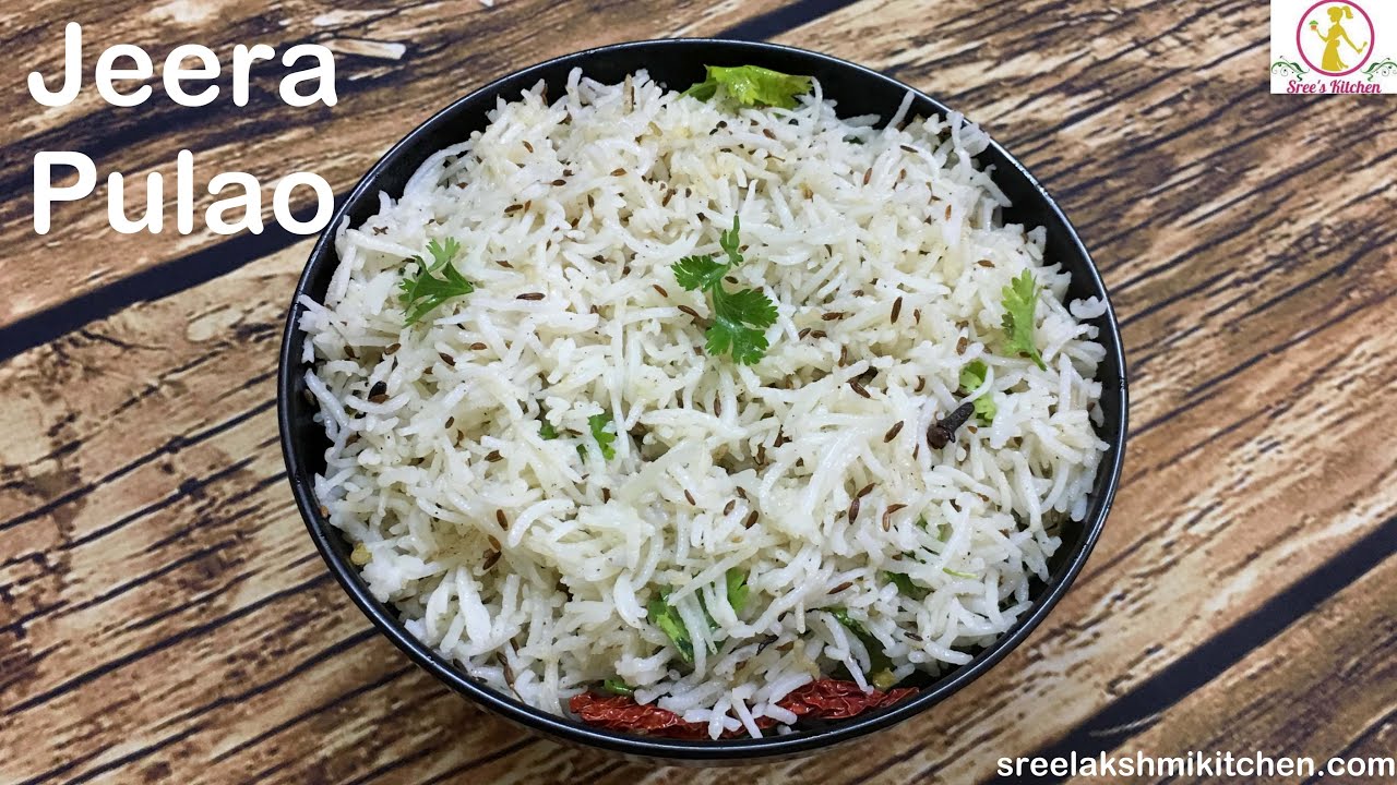 Jeera pulao | how to make easy cumin pulao | जीरा पुलाव | சீரக சாதம் ...