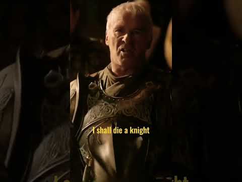 Quits like a boss. Ser Barristan Selmy's epic line.