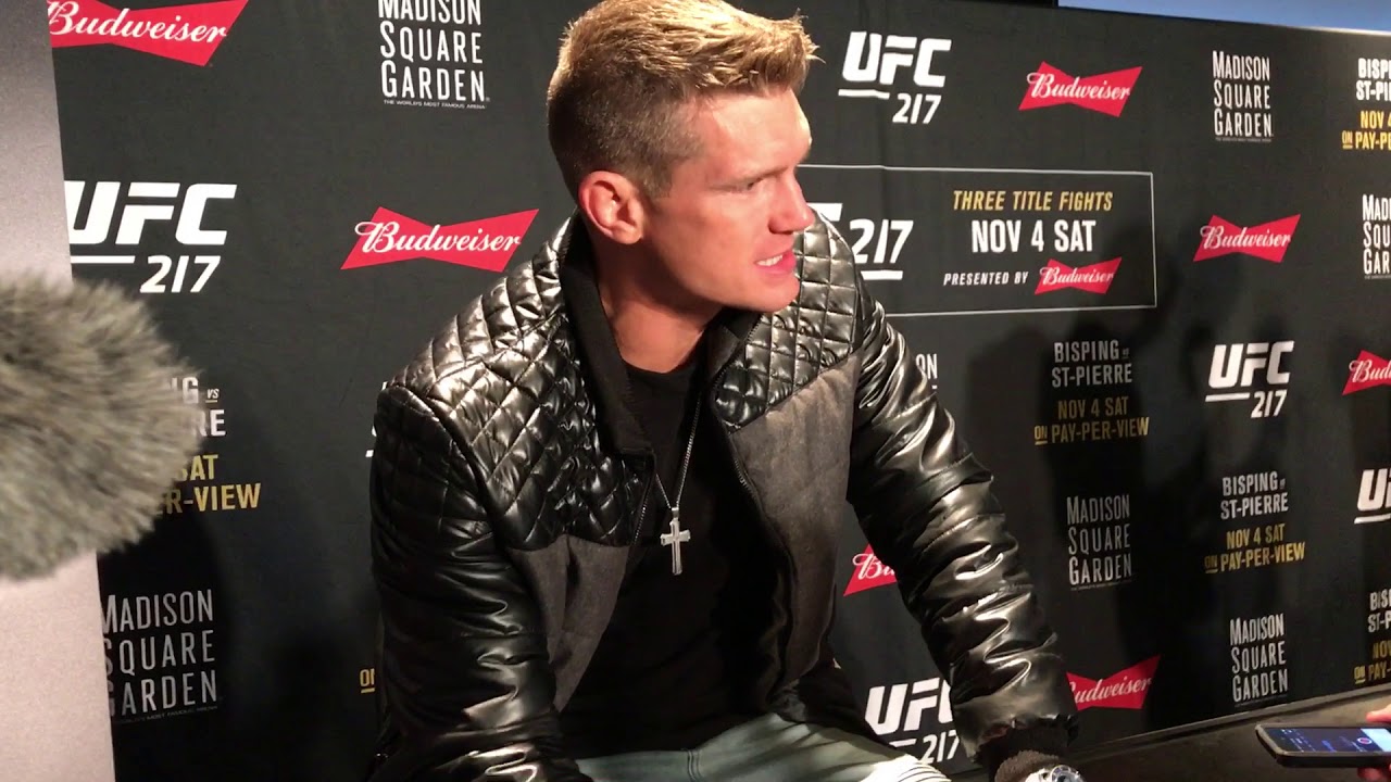 UFC 217: Stephen Thompson media scrum - YouTube