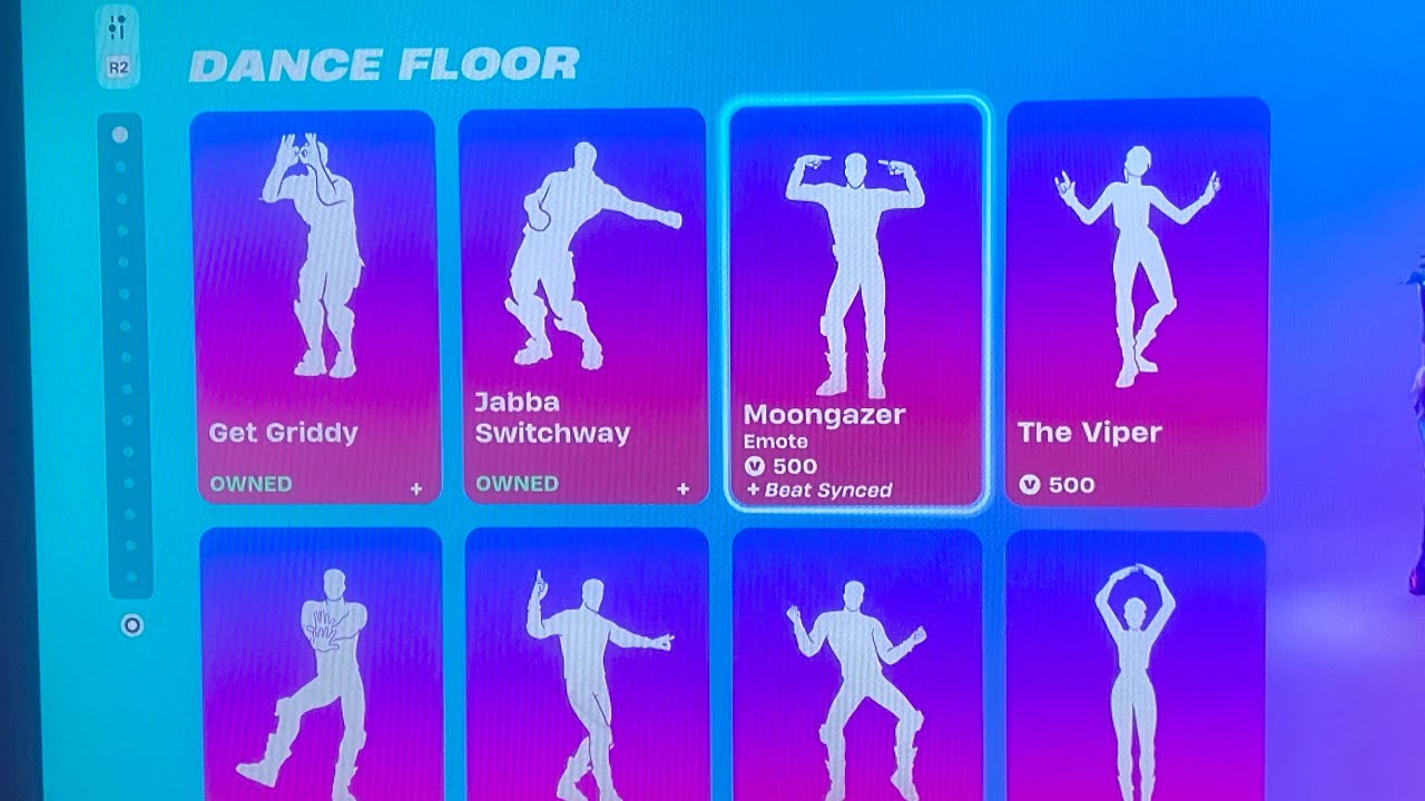 FORTNITE item shop, MORE icon emotes moongazer,California love ...