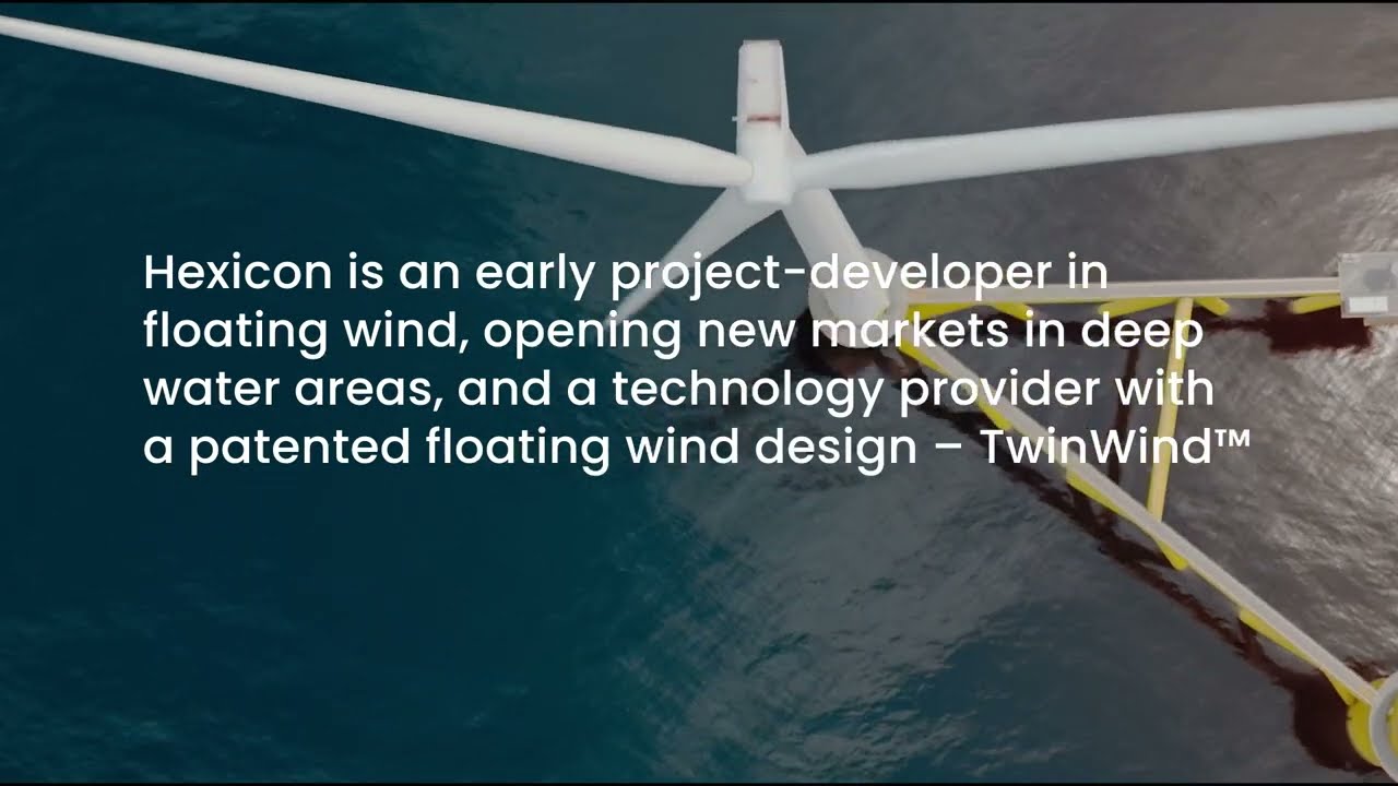 The floating offshore wind company Hexicon - YouTube